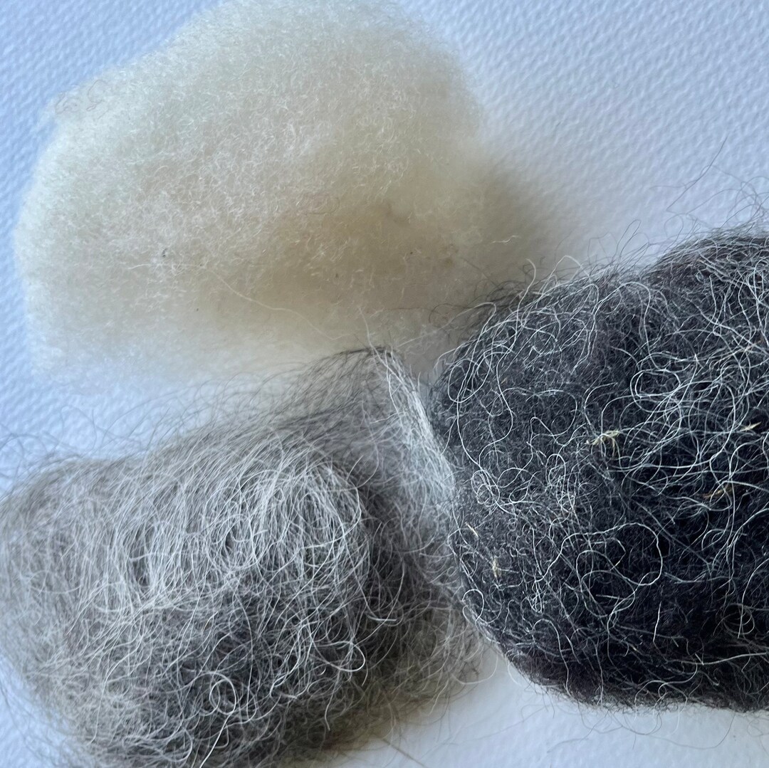 Natural Neutral Colors Hand Washed and Combed Sheep’s Wool | Crafting ...