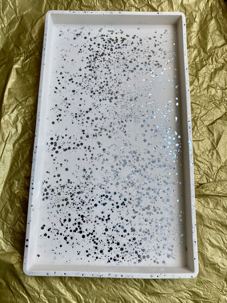 Rectangle Jesmonite Tray, Concrete Rectangle Tray, Gifts for Home ...
