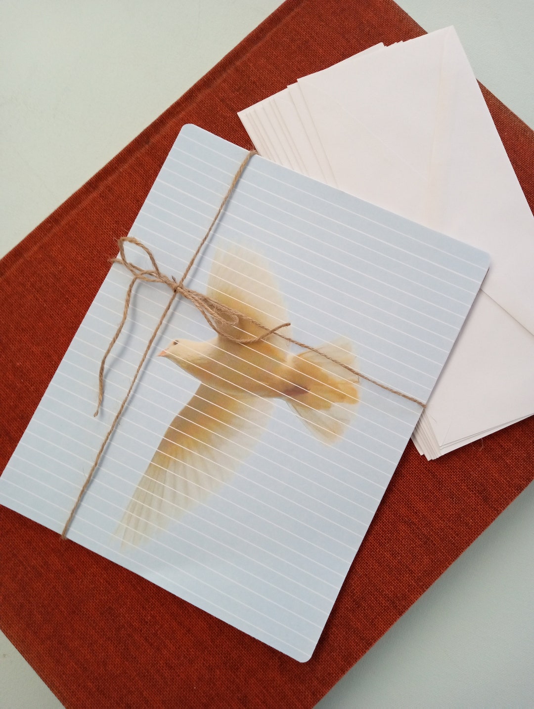 Ethereal Dove Writing Paper, Pen Pal Gift, Dove Stationary, Peaceful ...