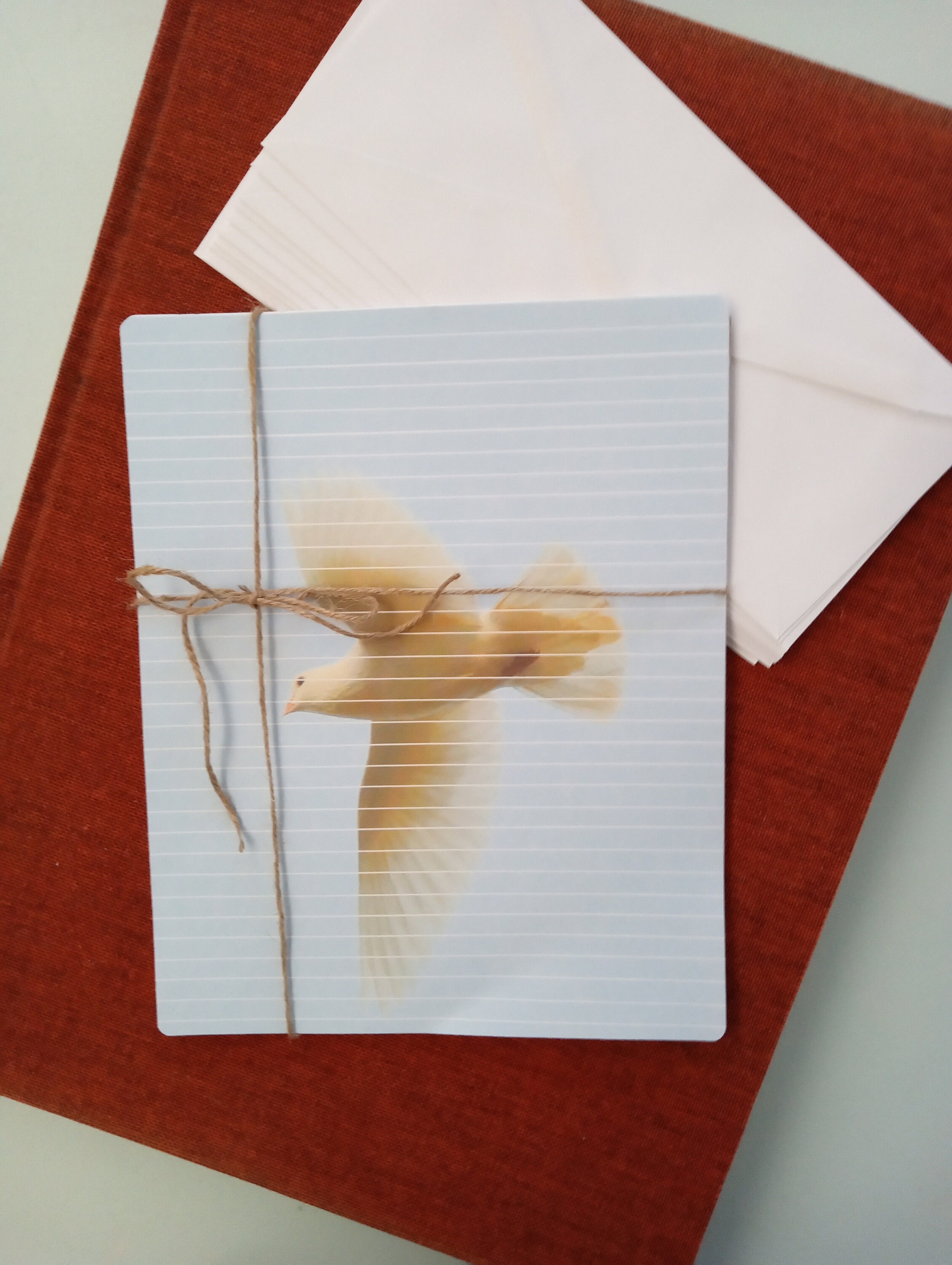 Ethereal Dove Writing Paper, Pen Pal Gift, Dove Stationary, Peaceful ...