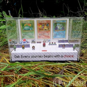 Big Pixel Box Diorama Pokemon Oak Lab Cards - Etsy