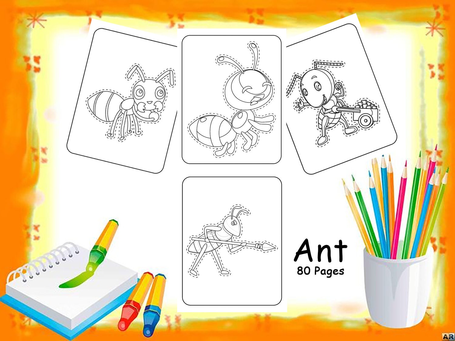 Unique Coloring Books for Kids - Etsy