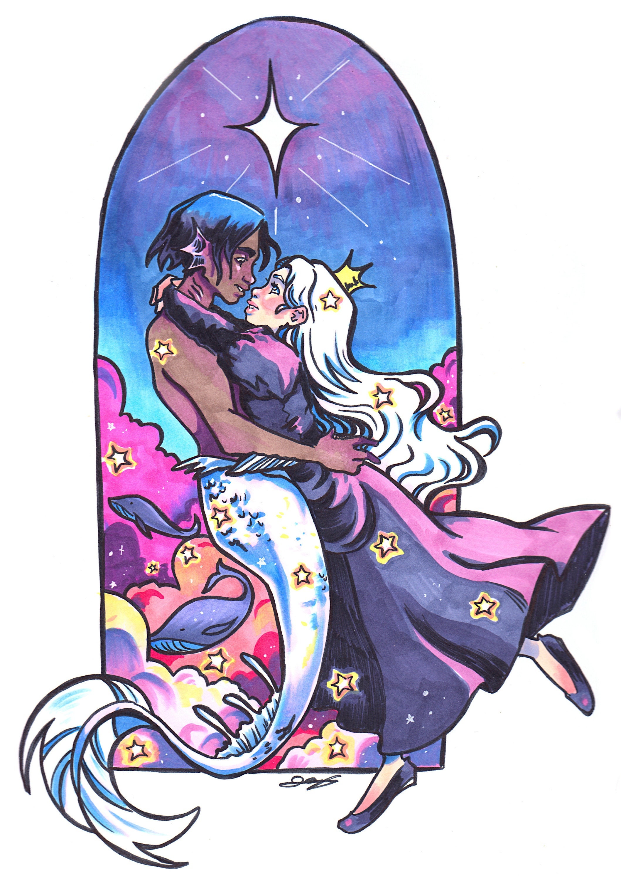 Sea of Stars - Art Print - Etsy