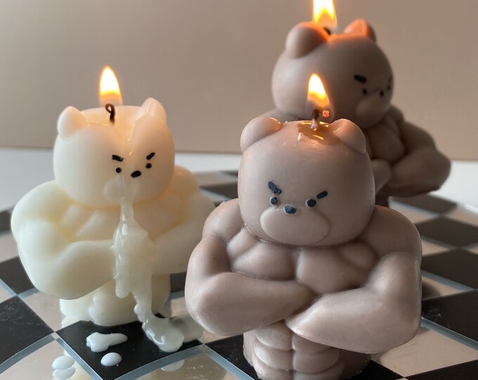 Kawaii Character Candle,anime Gift,cute Candles,kawaii Candle,whipped ...