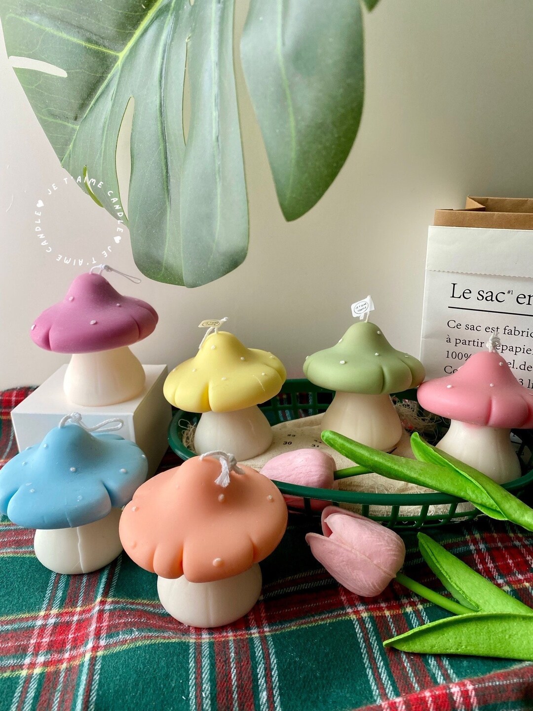 Mushroom Candles | Cottagecore Home Decor | Gifts for Her | Mushroom ...