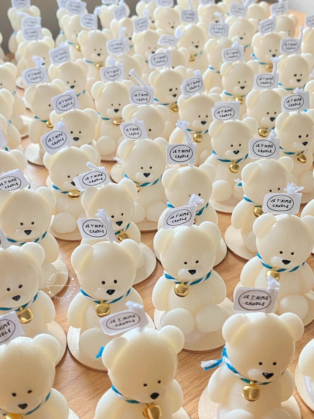 Customizable Handmade Mini Bear Candle - Adorable Teddy Bear Themed ...