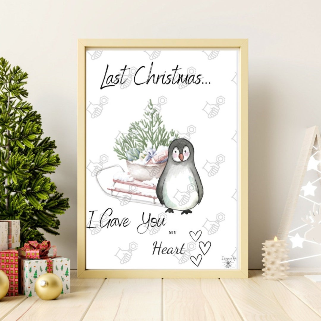 Printable Christmas Song Lyric Poster Size A4 - Etsy