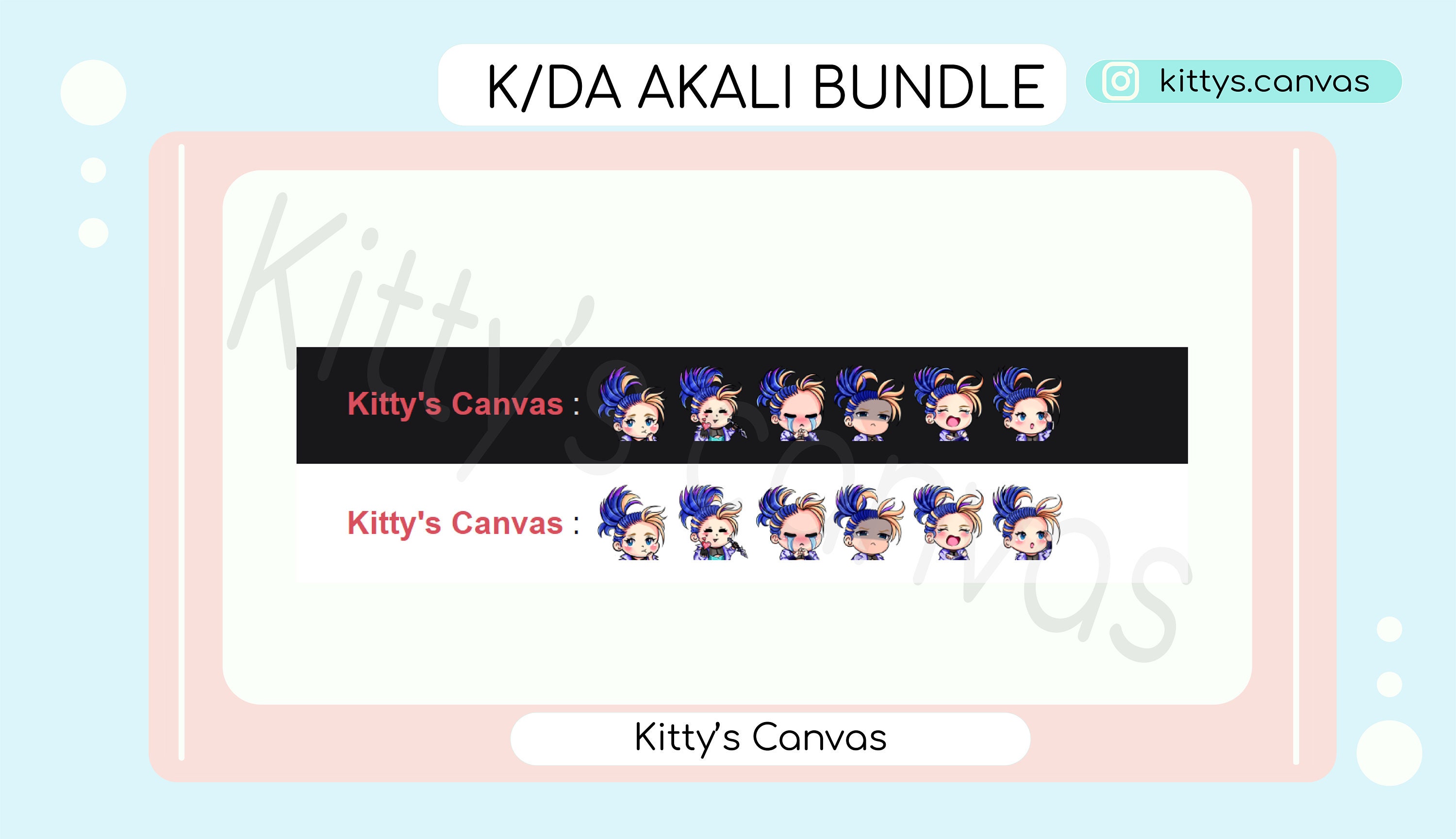 K/DA Akali Emote Bundle - Etsy Canada