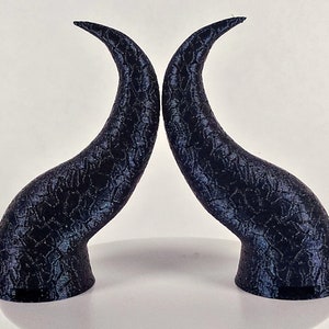 Curved Demon Horns Attachment for Headset, Gaming and Streaming Headset ...