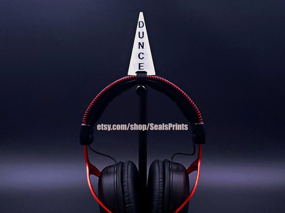 Dunce Cap Attachment for Headset, Gaming and Streaming Headset ...