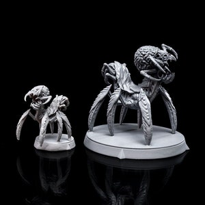 Intellect Devourer 2, Dnd Miniature, Mind Flayer Enemy, Dnd Tabletop Miniature 32mm 72mm - Etsy