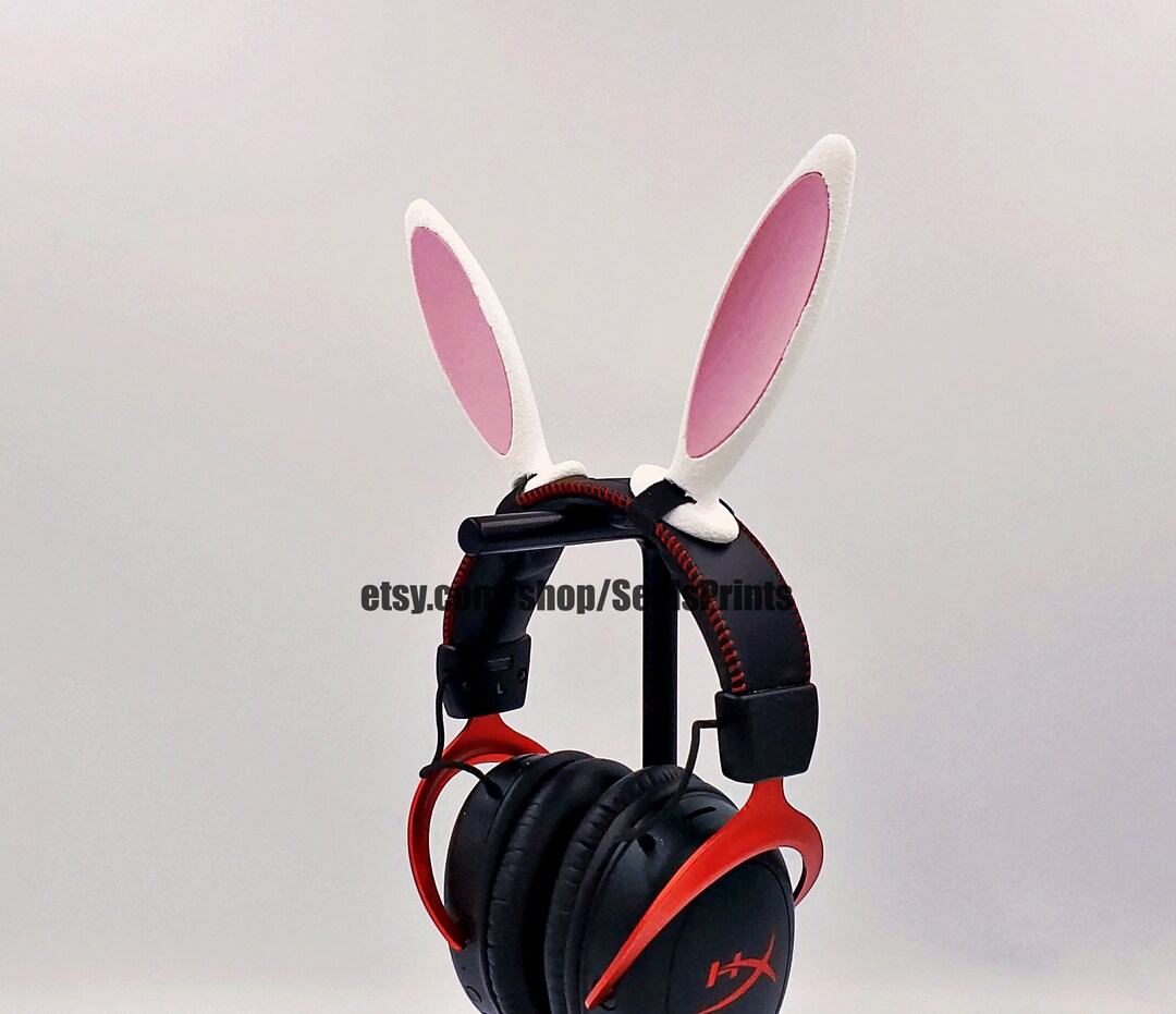 Bunny Ears Attachment for Headset, Rabbit Ears Gaming and Streaming ...