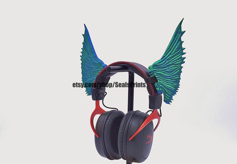 Siren Frills/ Mermaid Fins Attachment for Headset Gaming and - Etsy