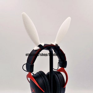 Bunny Ears Attachment for Headset, Rabbit Ears Gaming and Streaming ...