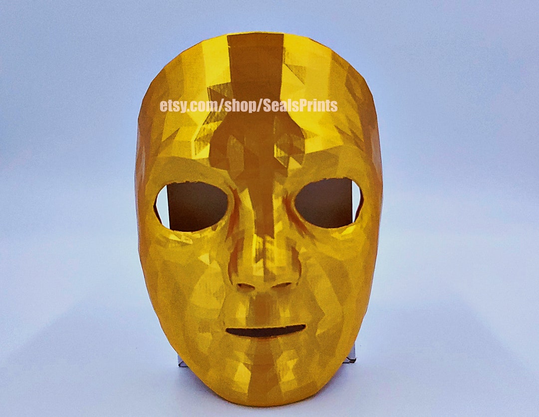 SOTF Gold Cannibal Mask, Cosplay Mask, Sons of the Forest Mask - Etsy