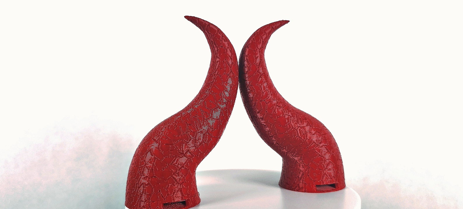 Curved Demon Horns Attachment for Headset Gaming and - Etsy