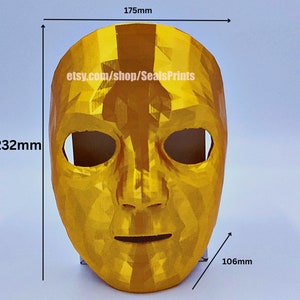 SOTF Gold Cannibal Mask, Cosplay Mask, Sons of the Forest Mask - Etsy