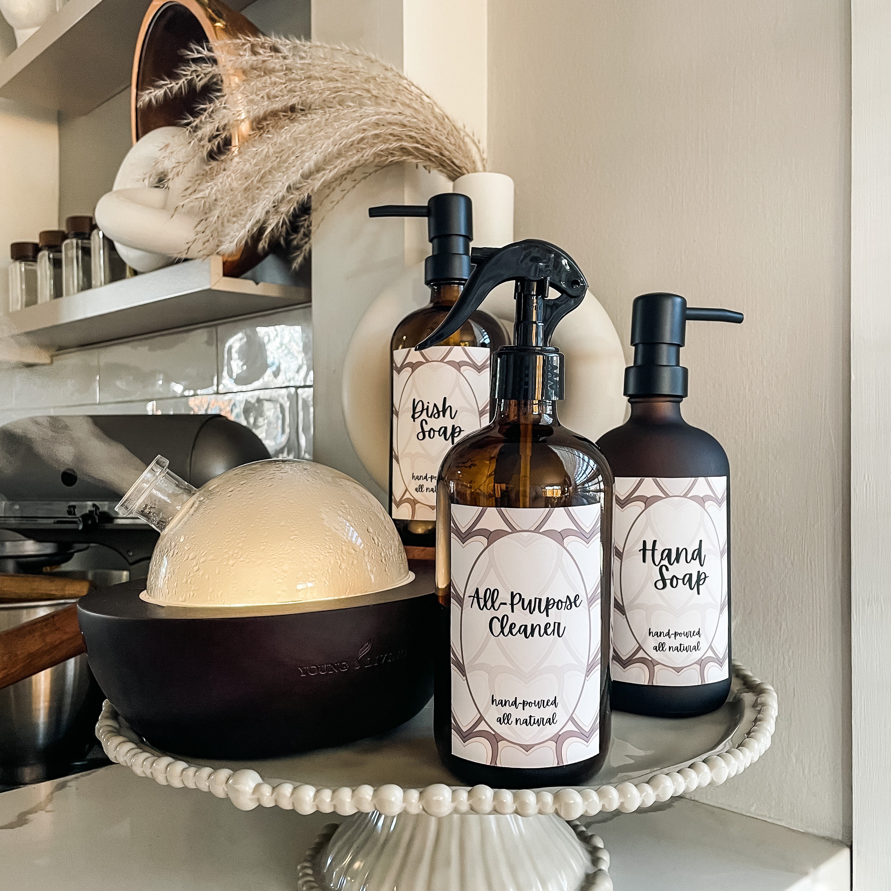 Digital Download Large Neutral Heart Valentines Day Bottle Sticker ...