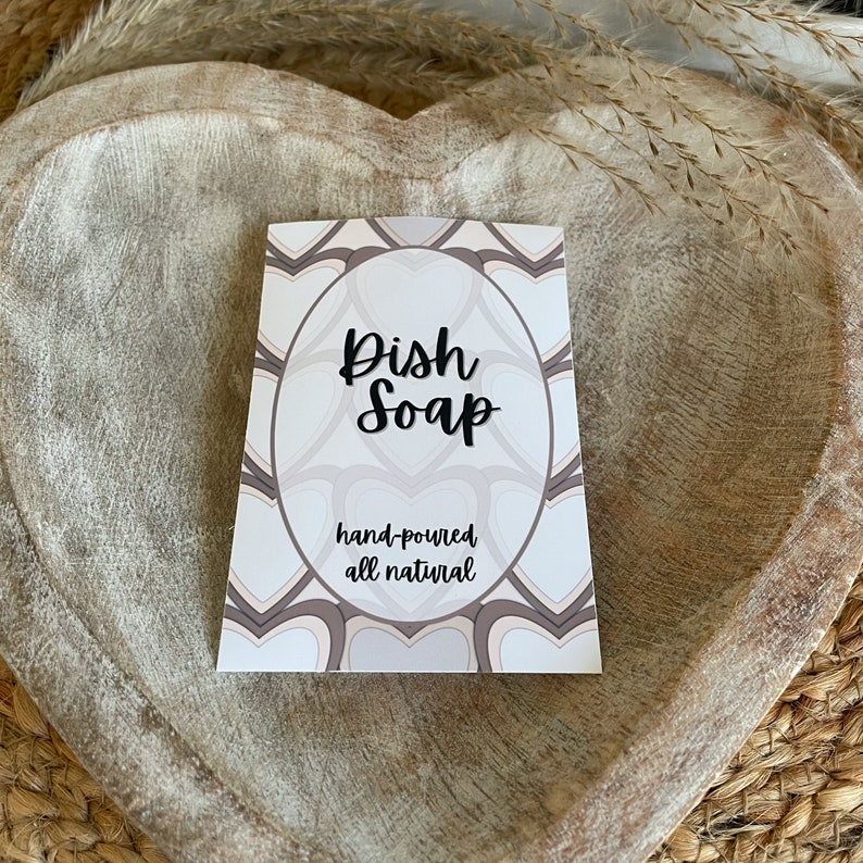 Digital Download Large Neutral Heart Valentines Day Bottle Sticker ...