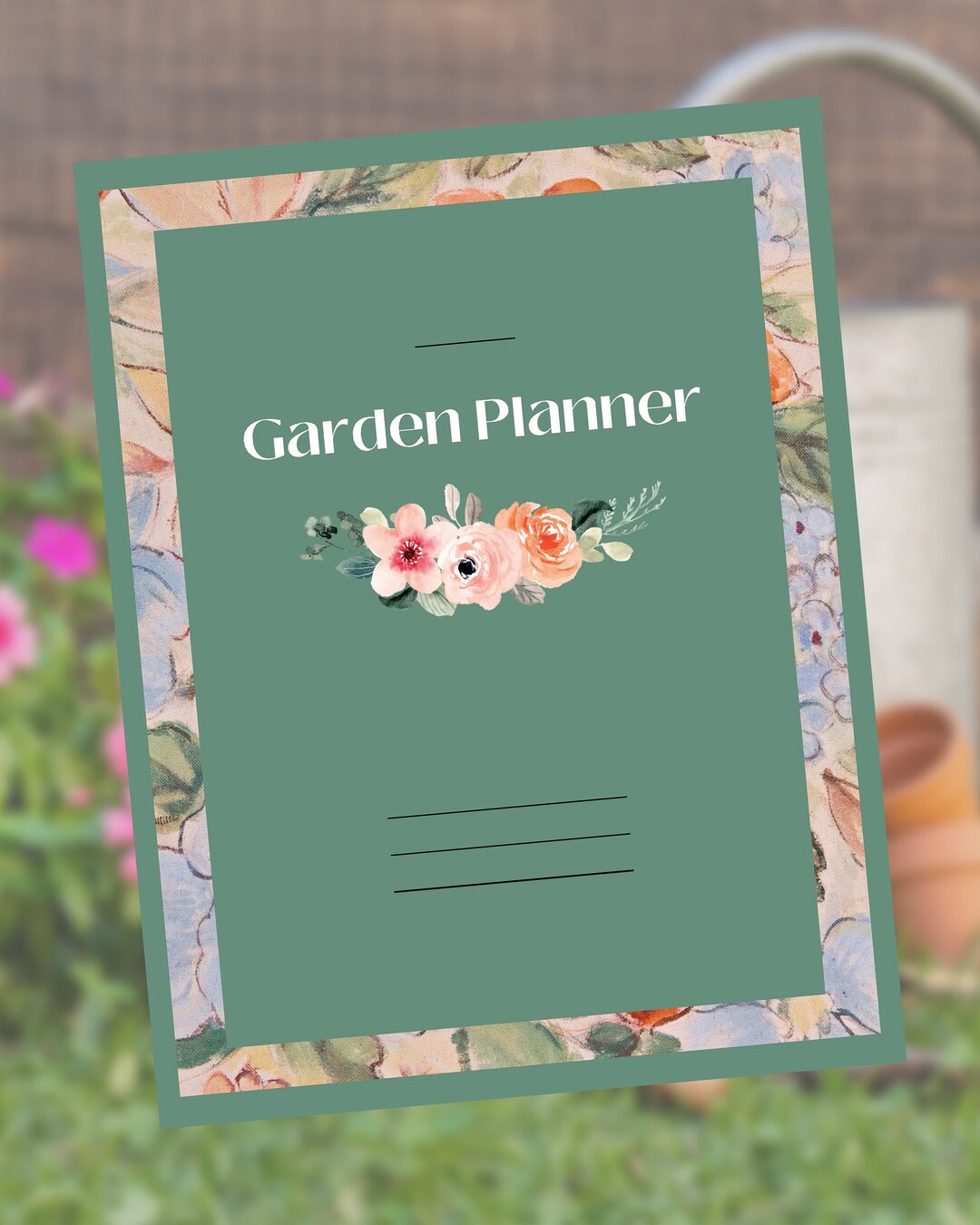 Digital Flower Farm Garden Planner Homestead Undated to Do List, Plant ...