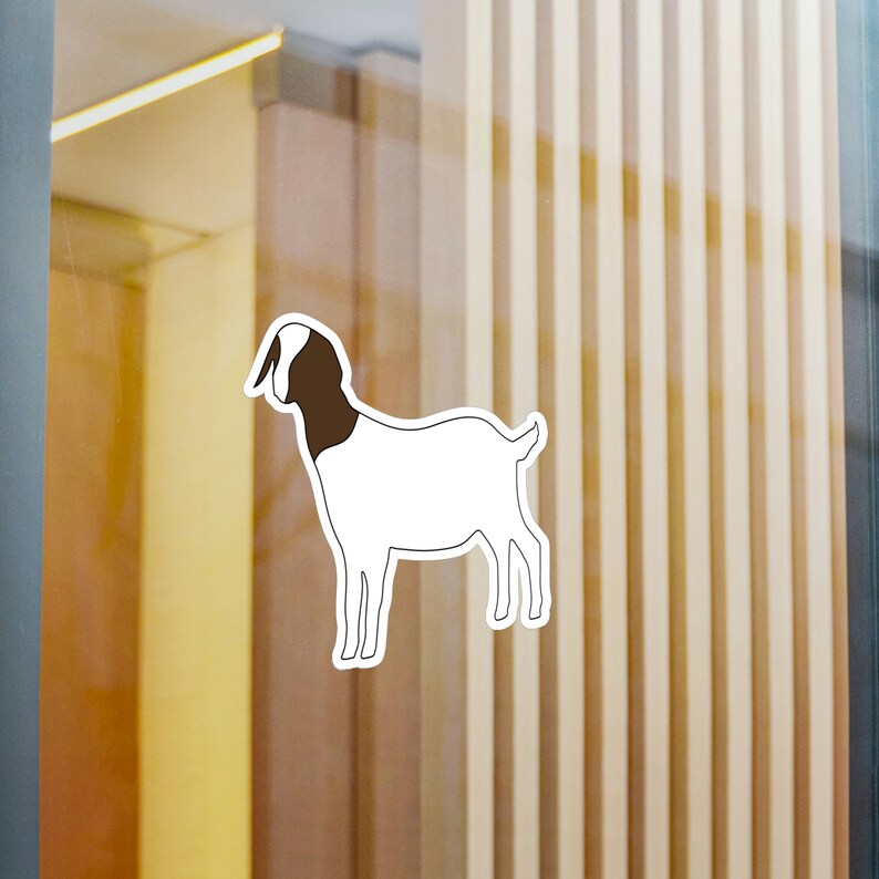 Premium Boer Goat Sticker: Kiss-cut Vinyl Decal for Club Lambs, Kids ...