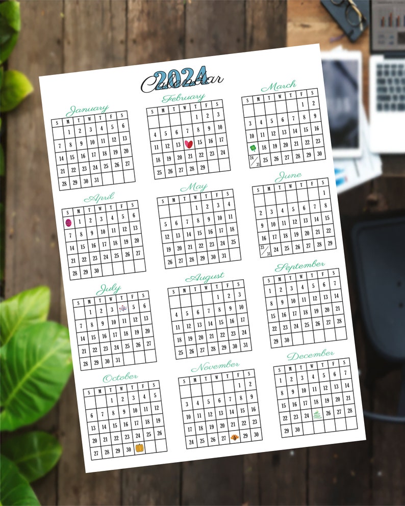 Digital Agriculture Farm Garden Homestead Small Business Calendar ...