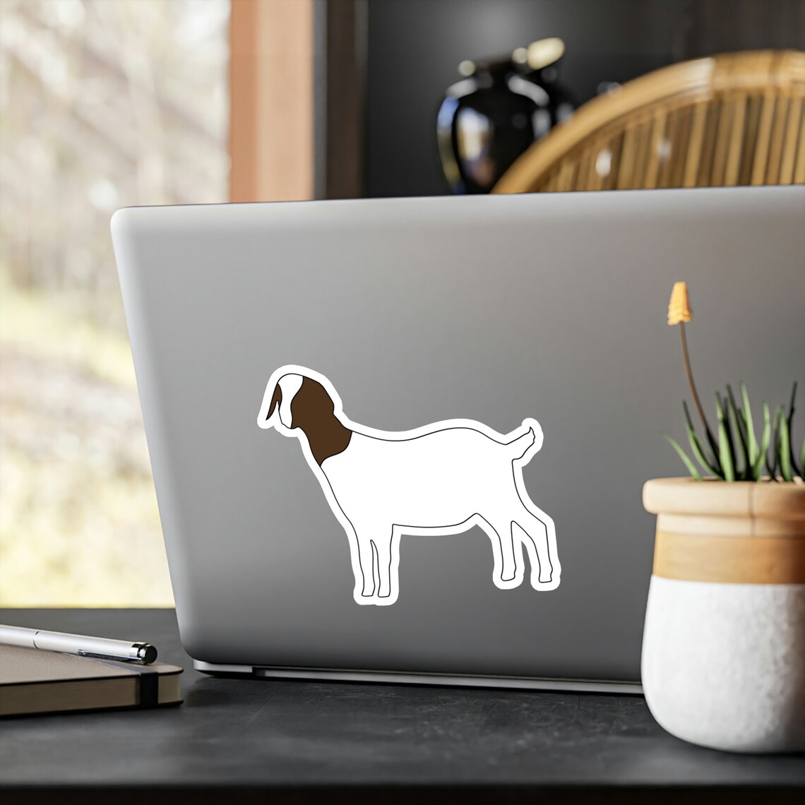 Premium Boer Goat Sticker: Kiss-cut Vinyl Decal for Club Lambs, Kids ...