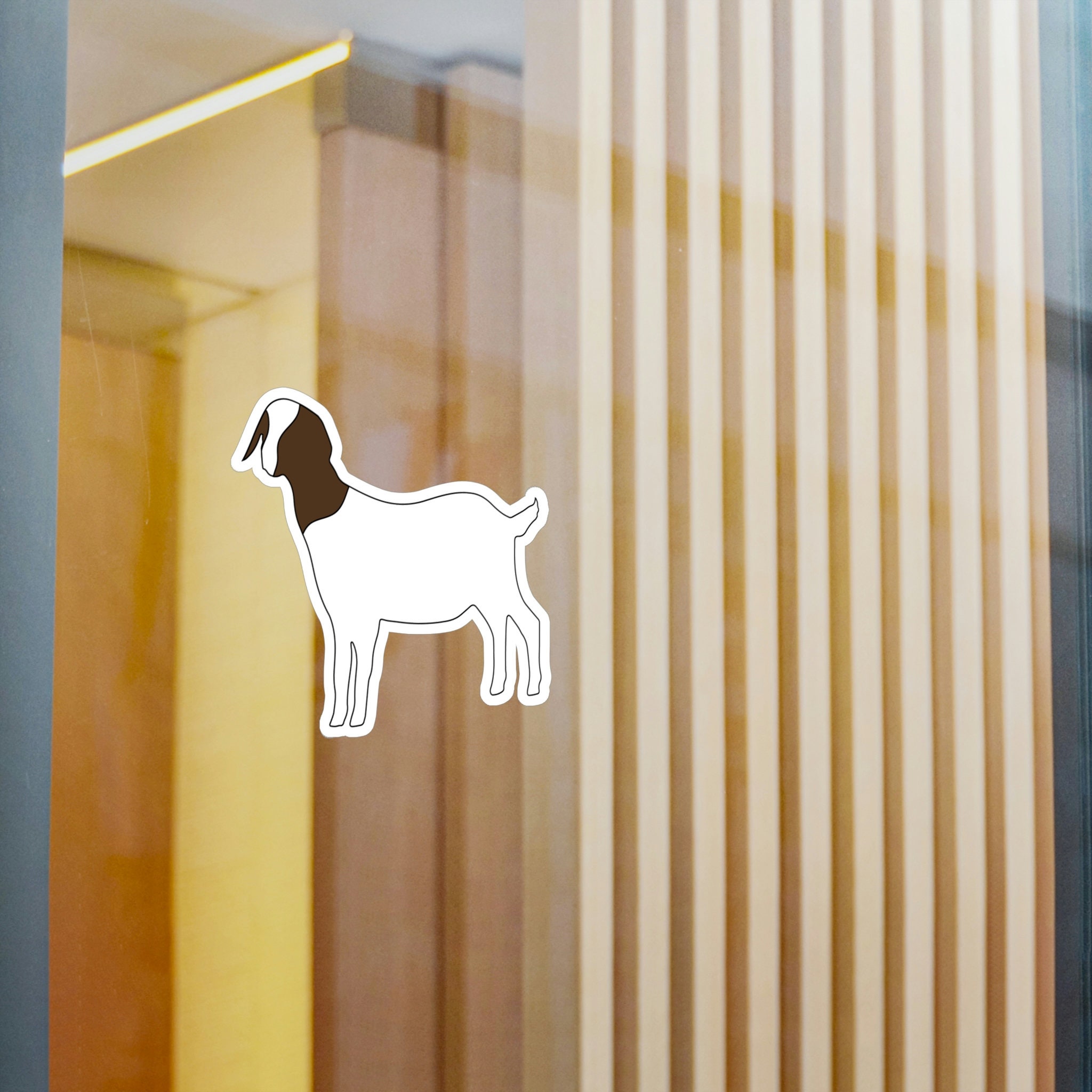 Premium Boer Goat Sticker: Kiss-cut Vinyl Decal for Club Lambs, Kids ...