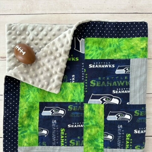 Seahawks Quilt - Etsy