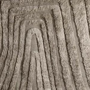 70% OFF Handwoven Wool Rug With Geometric Pattern, Textured Modern Area ...