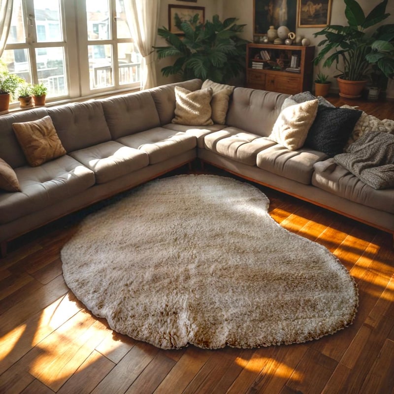 Large Freeform Rug - Etsy