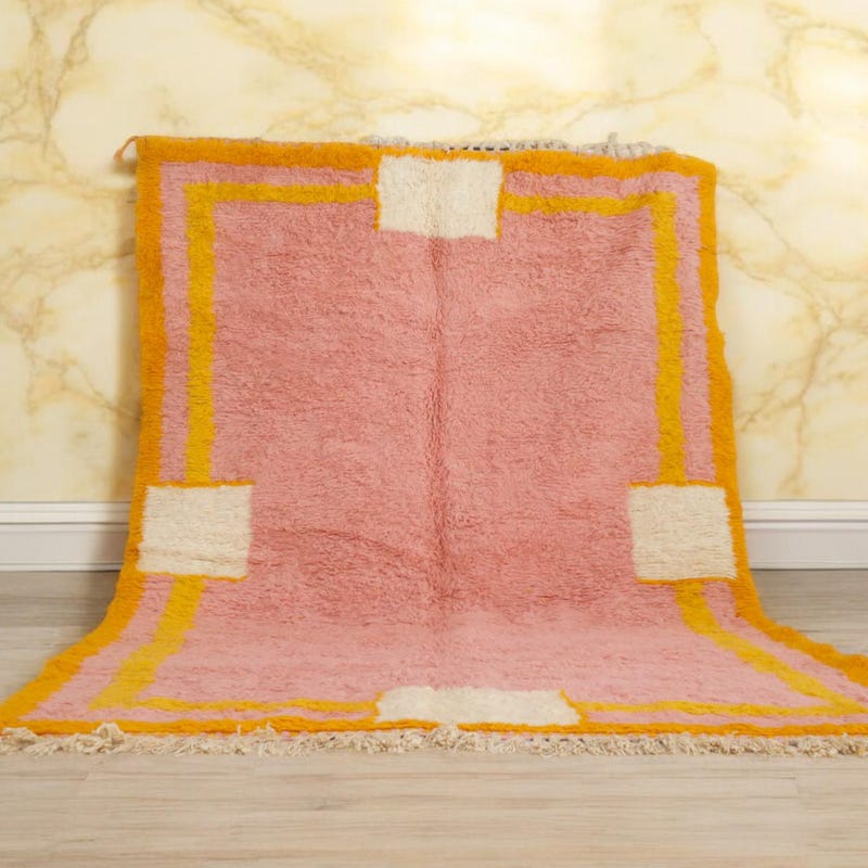 Pink Rug - Etsy