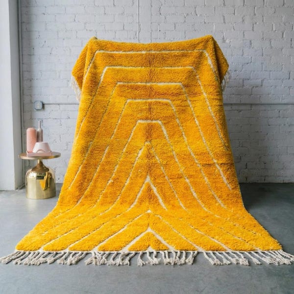 Yellow Moroccan - Etsy