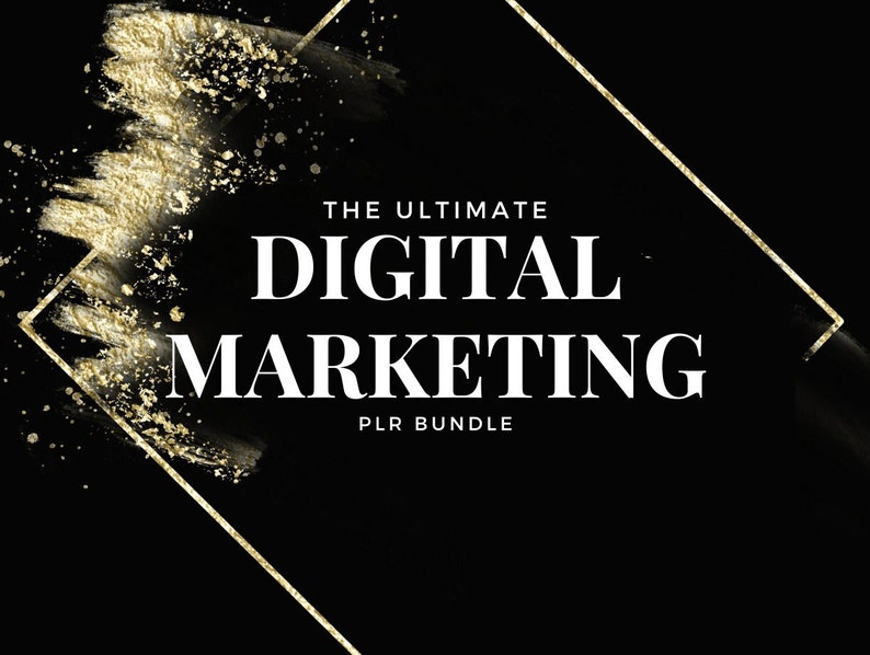 The Ultimate Digital Marketing PLR Bundle - Etsy