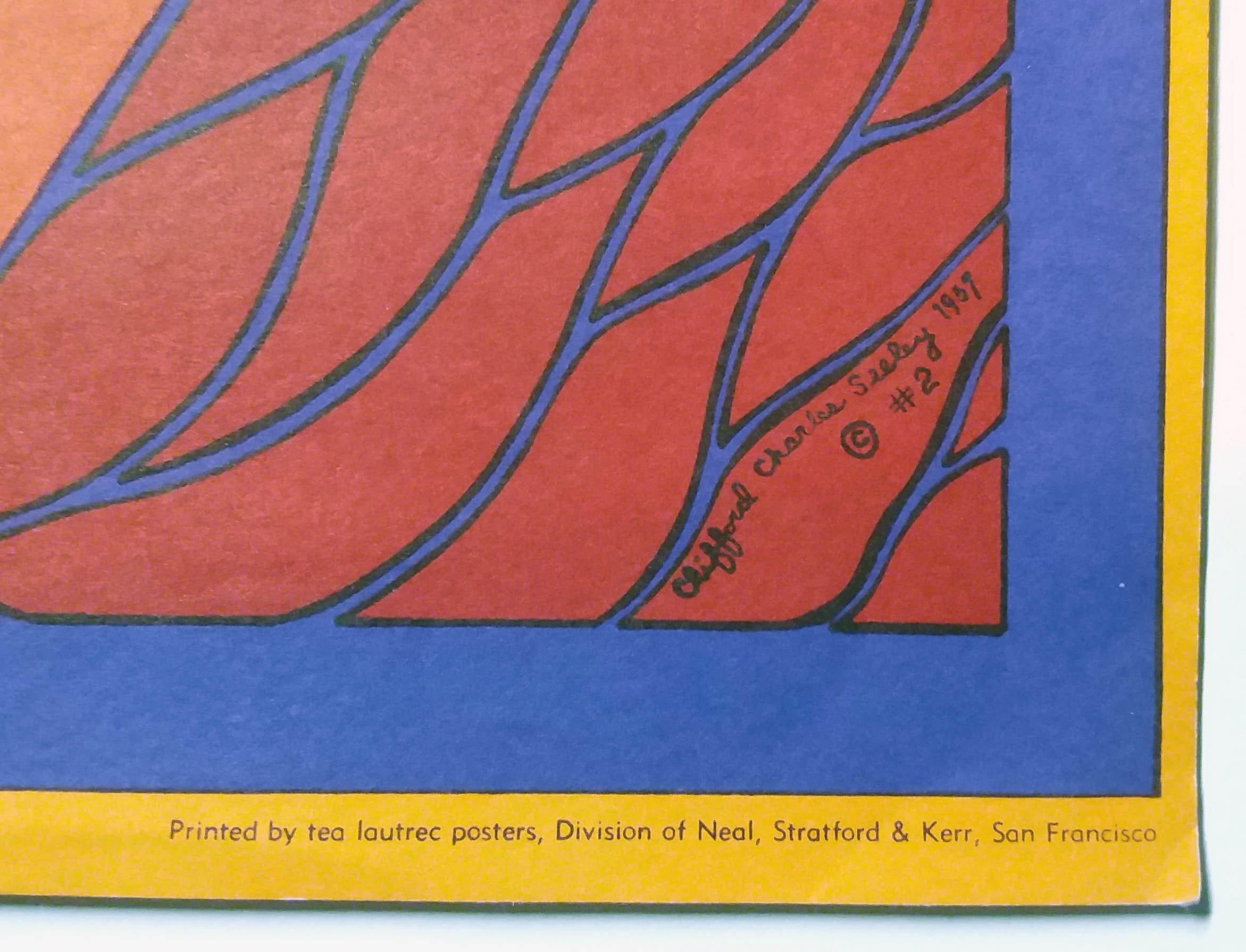 Iconic 'summer of Love' Original Art Poster by Clifford Seeley. Haight ...