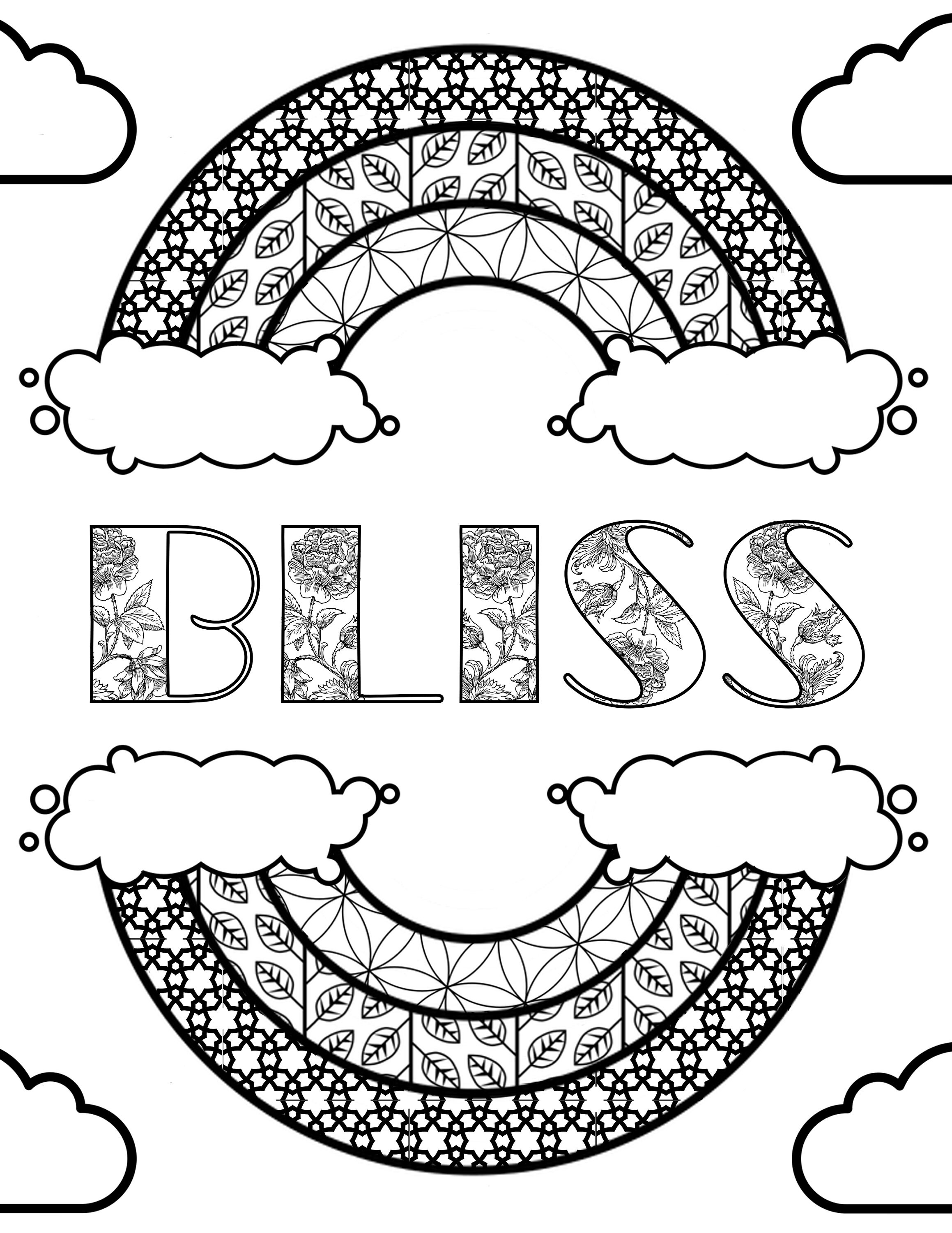 Inspirational Quote Adult Teen Coloring Pages for Mental Health and ...