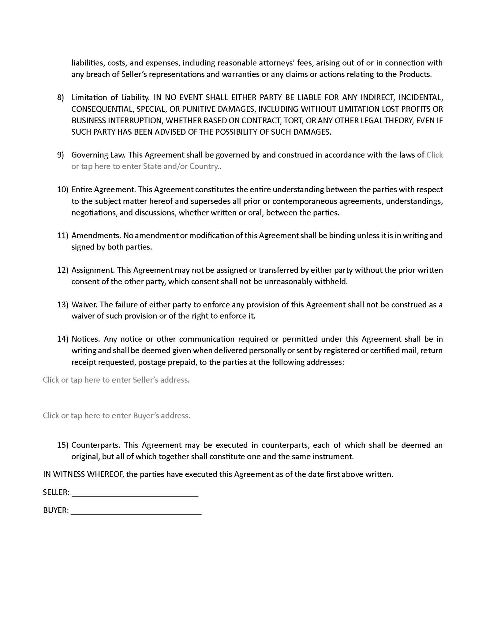 Contract Purchase Agreement Template Fillable Form Customize Editable ...