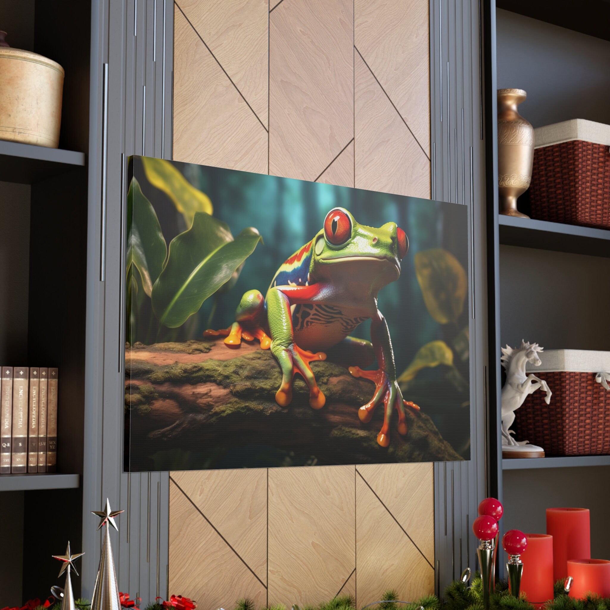 Tree Frog Canvas Gallery Wraps Rainforest Amazon Rain Forest - Etsy