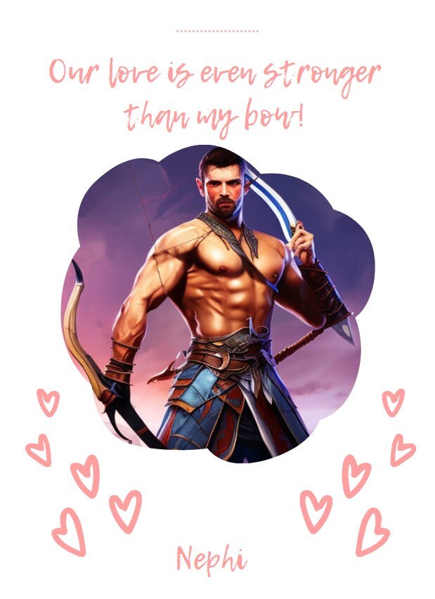 Valentine Printable Book of Mormon Heroes Valentines Day Tags LDS ...