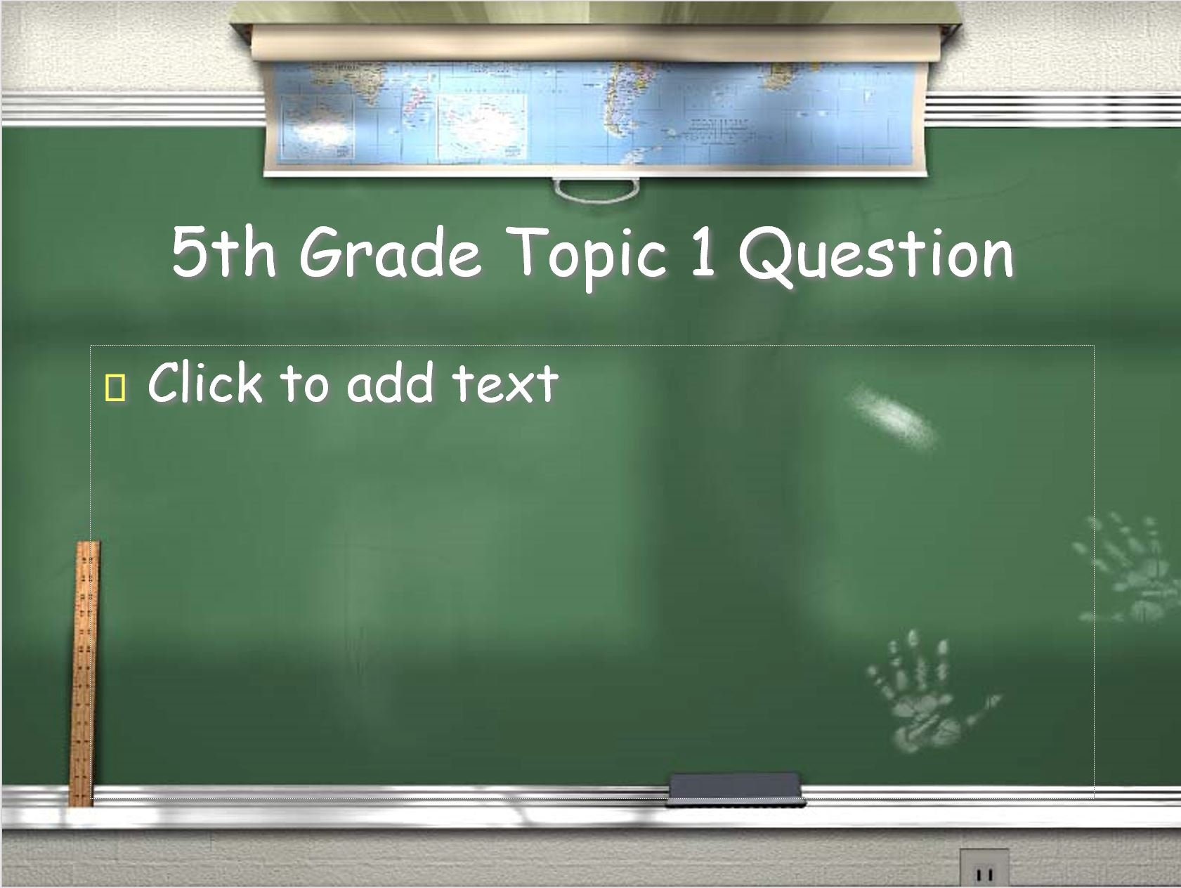 Powerpoint Template Game Show Are You Smarter Than a 5th Grader? - Etsy