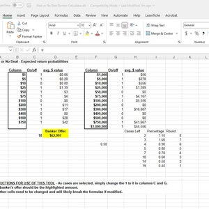 Powerpoint Template Game Show Deal or No Deal Microsoft Compatible ...