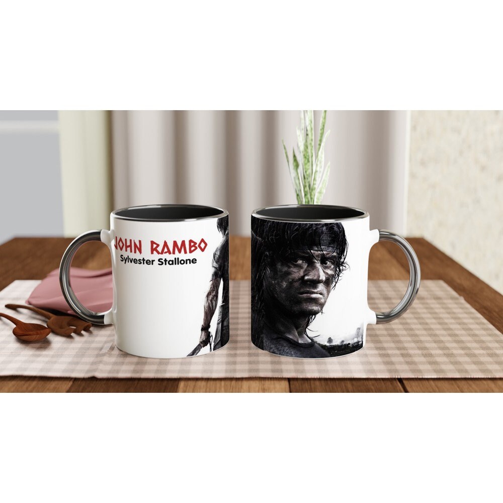 John RAMBO// SYLVESTER STALLONE/ Tribute Mug/ Poster/ Movie - Etsy
