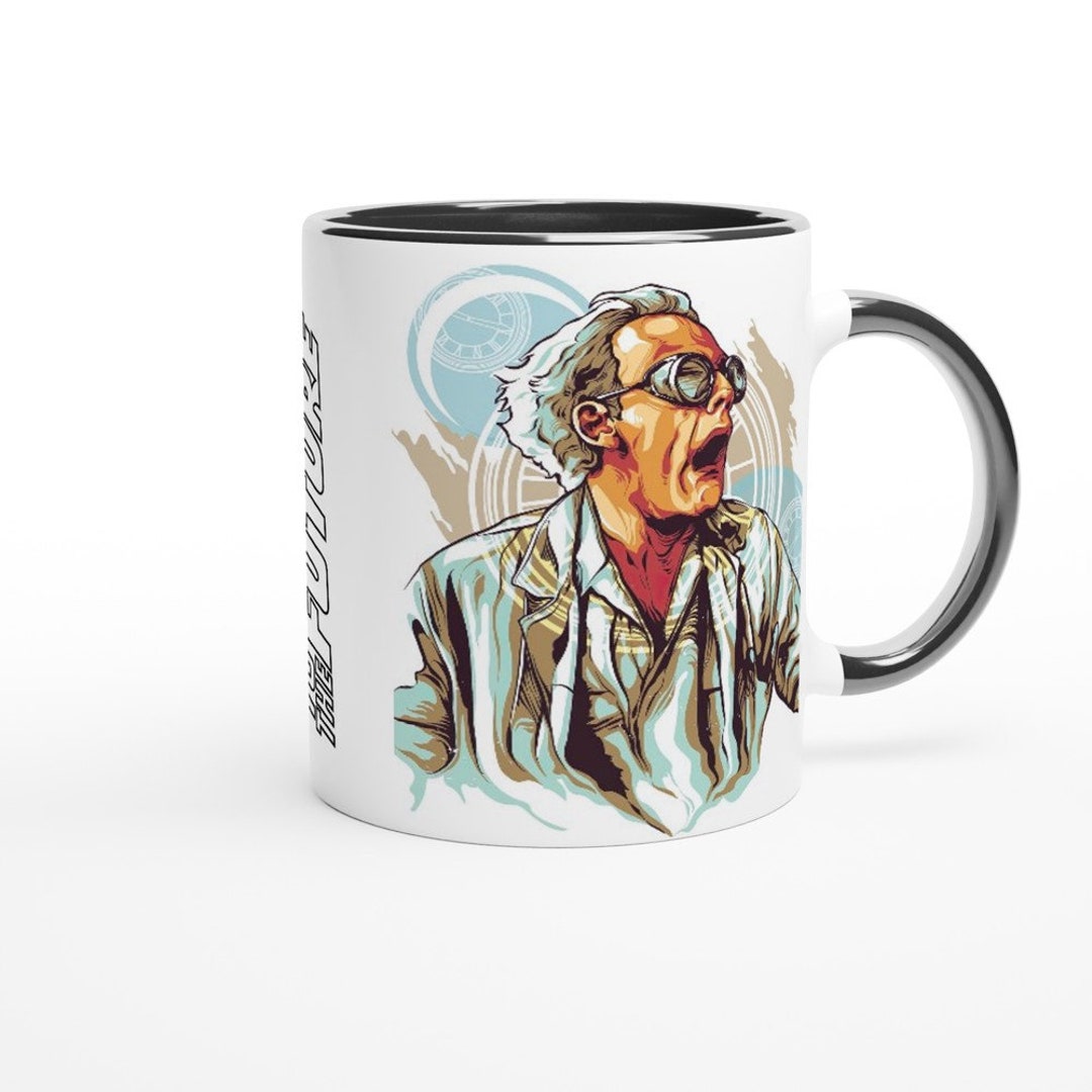 Back to the Future Mug – Delorean Tribute Cup, 80s Cult Movie Ceramic ...