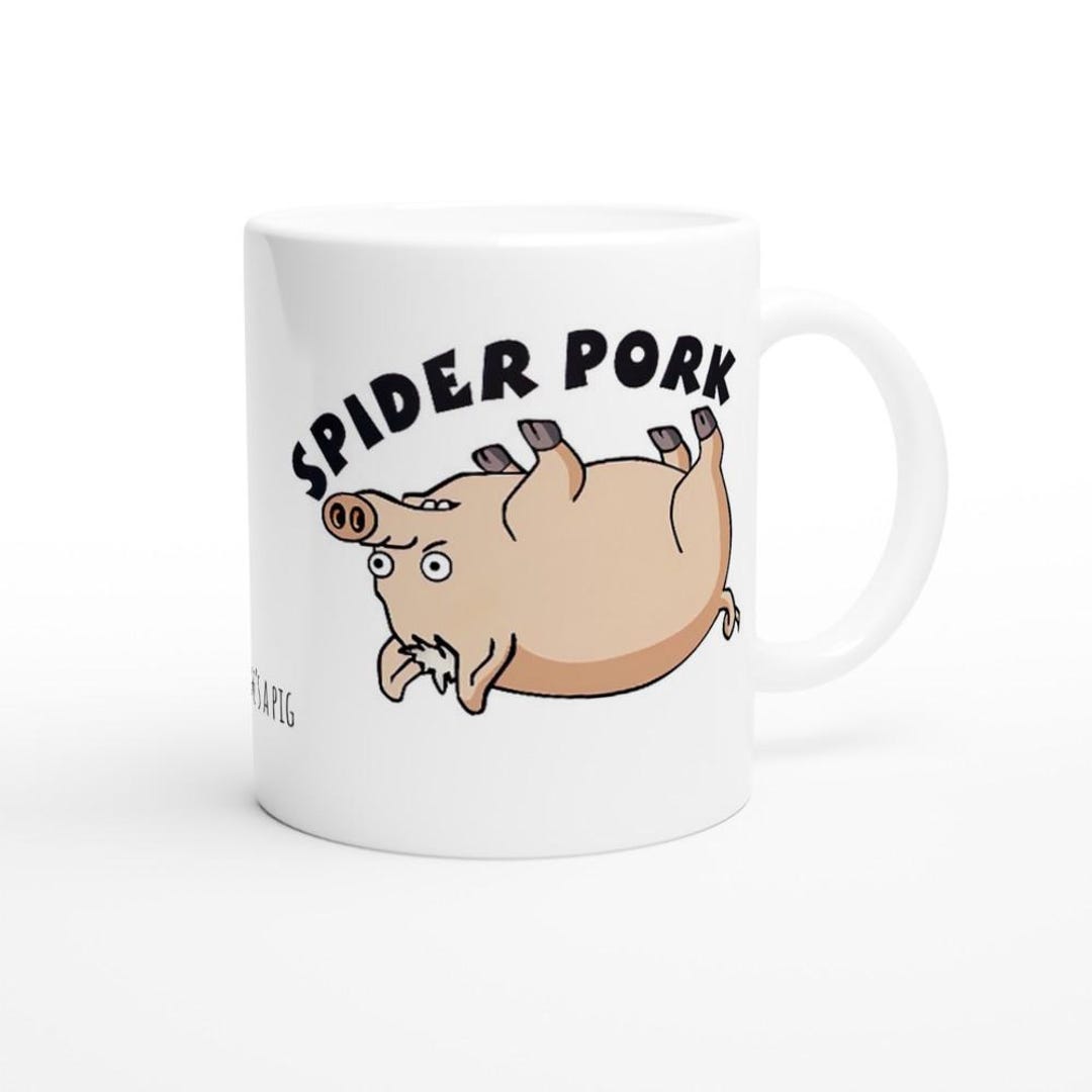 Homer Simpson's Spiderpork Mug: for Simpsons Fans and Pork Lovers! - Etsy