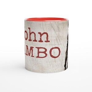 John RAMBO// SYLVESTER STALLONE/ Tribute Mug/ Poster/ Movie Mug/ Cult ...