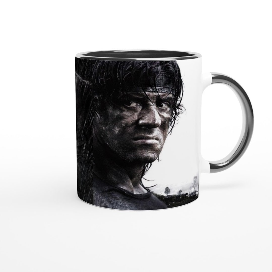 John RAMBO// SYLVESTER STALLONE/ Tribute Mug/ Poster/ Movie Mug/ Cult ...