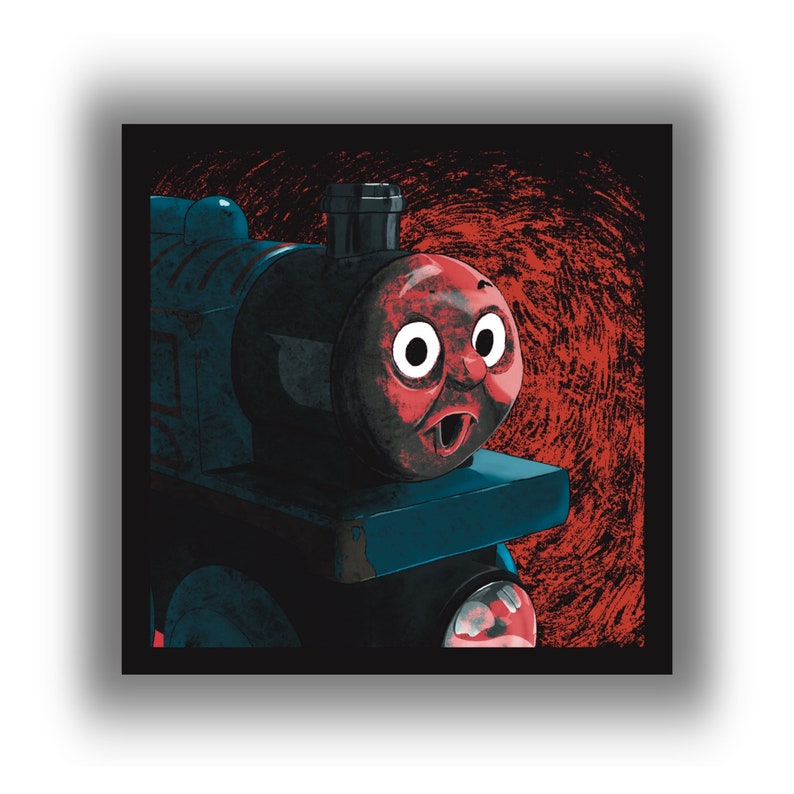 Thomas the Tank Engine Art Print Illustration - Etsy