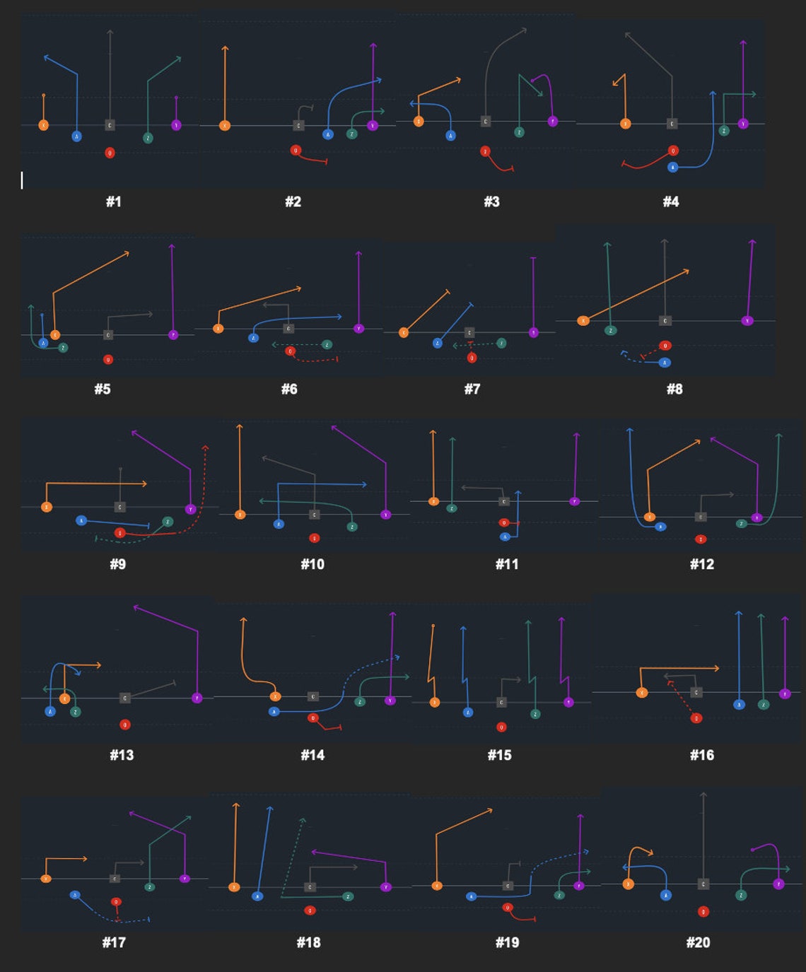 6v6 Flag Football Playbook - Etsy