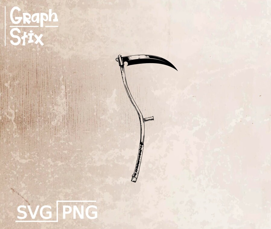 Scythe, Logo Design, Premium Vector, Decal, Clip Art SVG Sign for Print ...