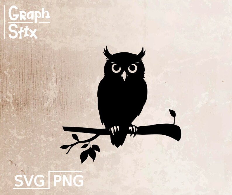 Wall Stencil Art, Owl on a Brach, Model Plotter Stencil, Premium Vector ...